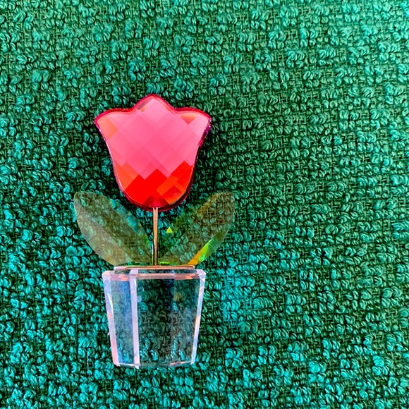 Swarovski | Other | Swarovski Rare Pink Tulip Signed | Poshmark